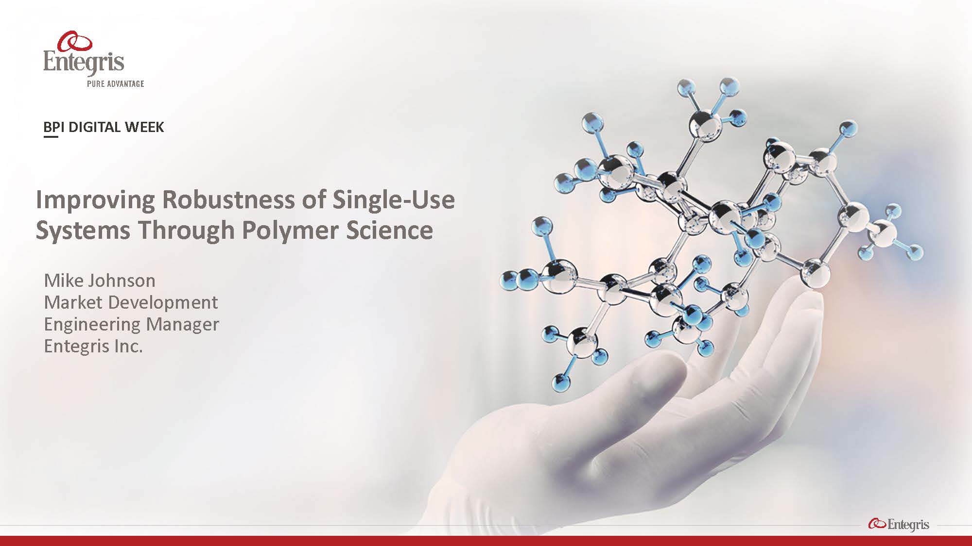 Webinar: Improving Robustness of Single-Use Systems Through Polymer Science